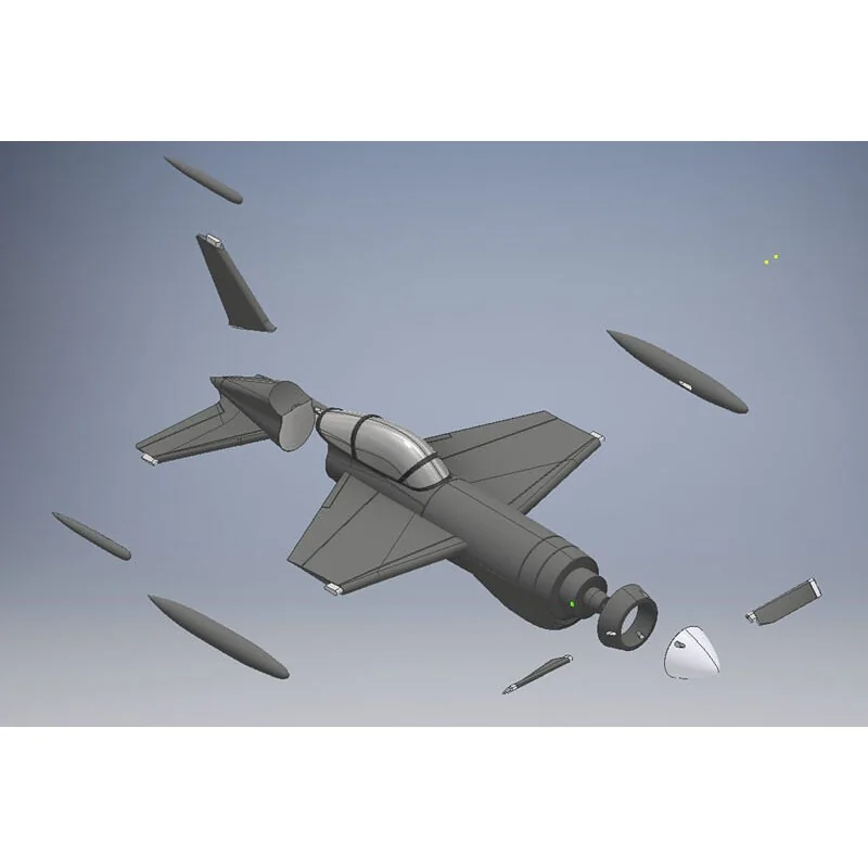 Model kit Lockheed L-200-5 U.S. NAVY VTOL turboprop fighter 1:72