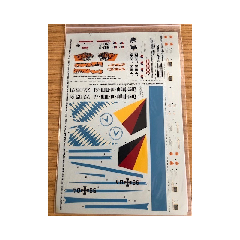 Decals Luftwaffe Lockheed F-104G Starfighter last Flight WTD... 071001