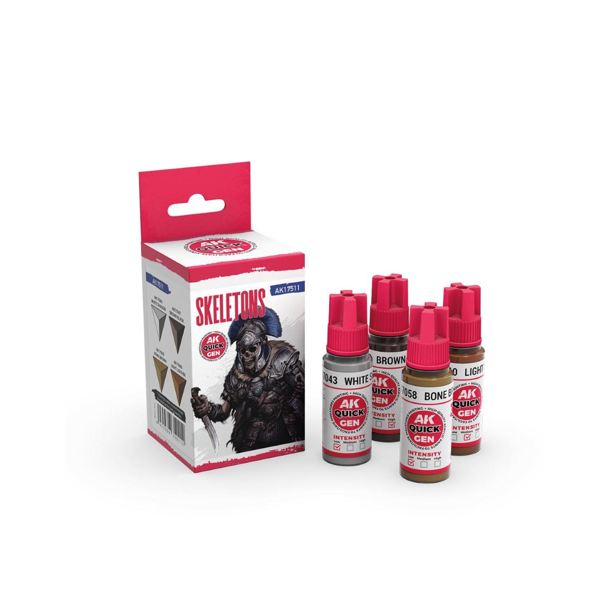 AK INTERACTIVE: SKELETONS acrylic paint (QUICK GEN... with 1001hobbies