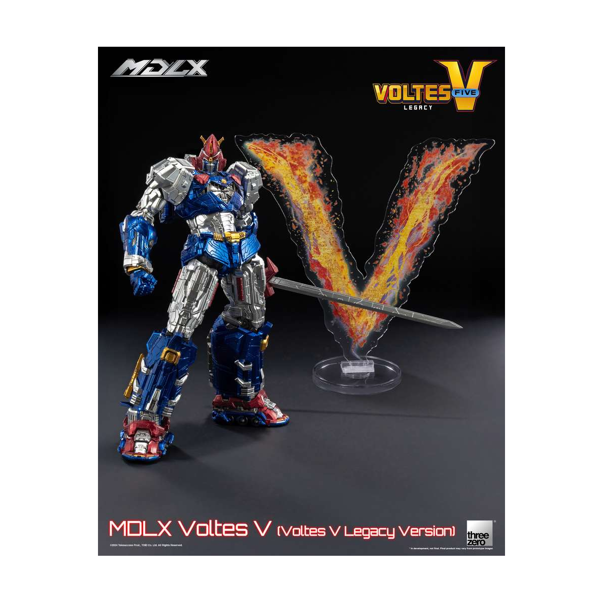 Figurine Voltes V Mdlx Legacy Version Action Figure ThreeA Toys with ...
