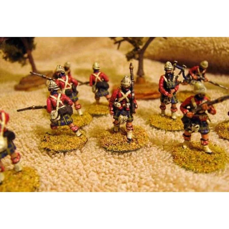Colonial Wars Highlanders x 48 figures per box 1:72